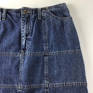 Gloria Vanderbilt | Skirts | Gloria Vanderbilt Patchwork Denim Skirt ...